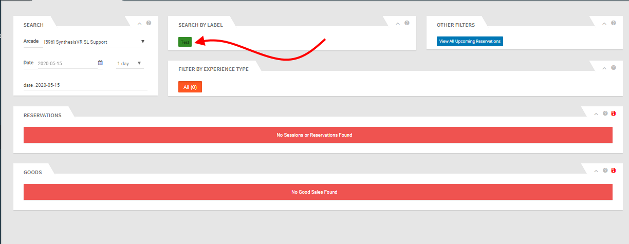 VR Session Manager - Session Tags - Synthesis VR