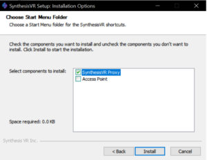 Synthesis VR Proxy - Setup Guide - Synthesis VR