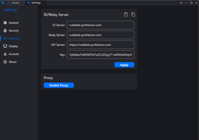 RustDesk - Remote Desktop Software - Installation Guide - Synthesis VR