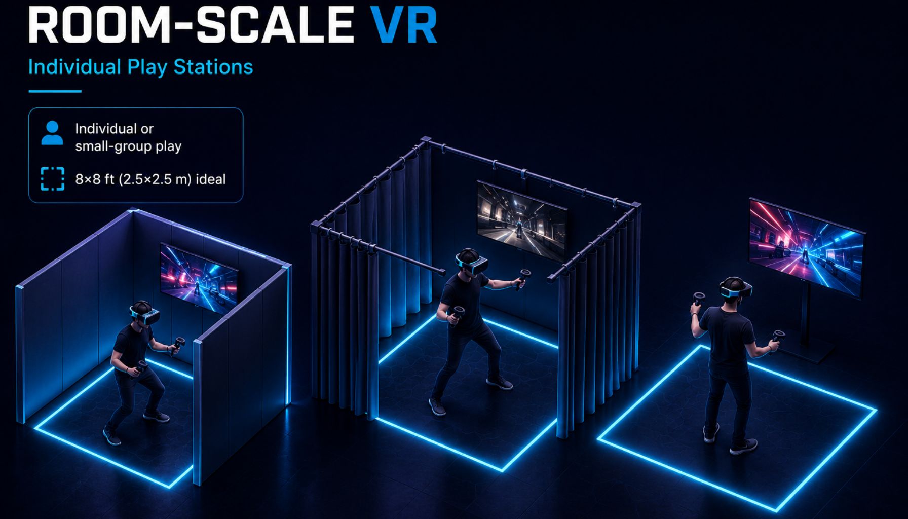Free-Roam VR vs Room-Scale VR for Commercial Venues